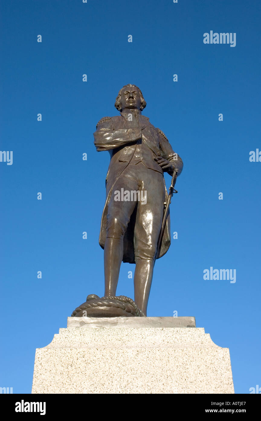 Statue in honour of Admiral Lord Horatio Nelson in Pembroke Park ...
