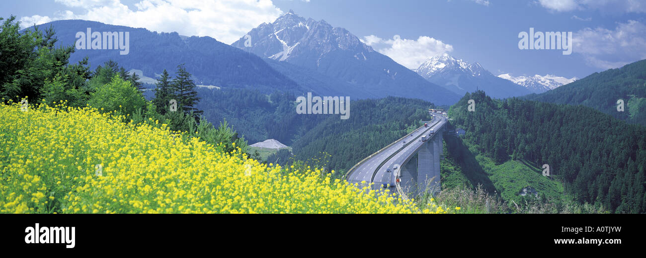 Europe Bridge Brenner Pass Stock Photo - Alamy