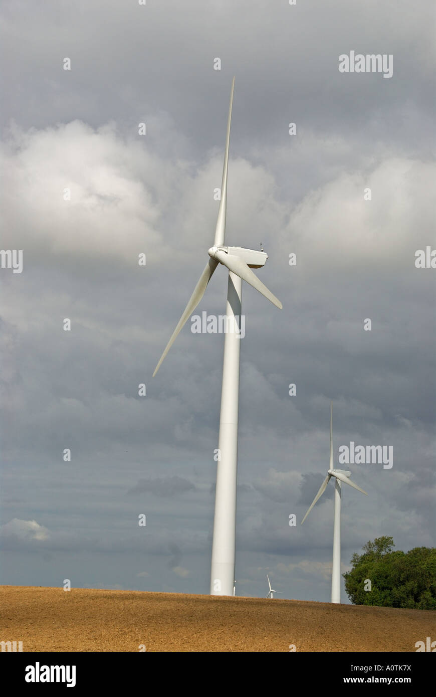 "Wind turbine generating electricity Stock Photo - Alamy