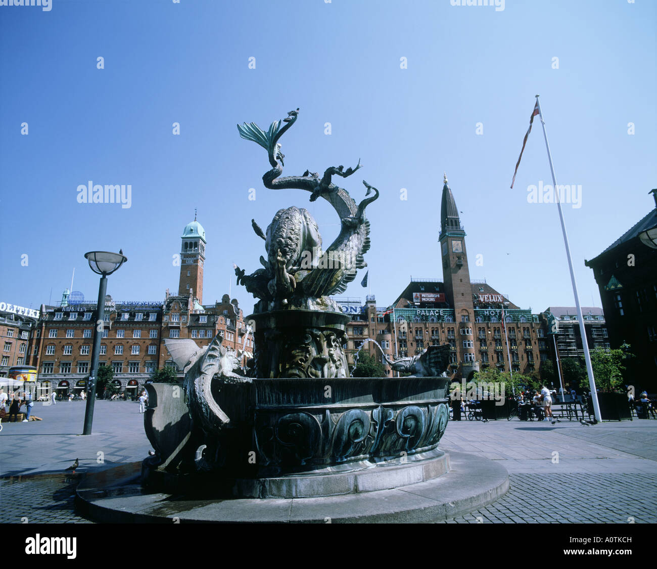 City Hall Square Stock Photo - Alamy
