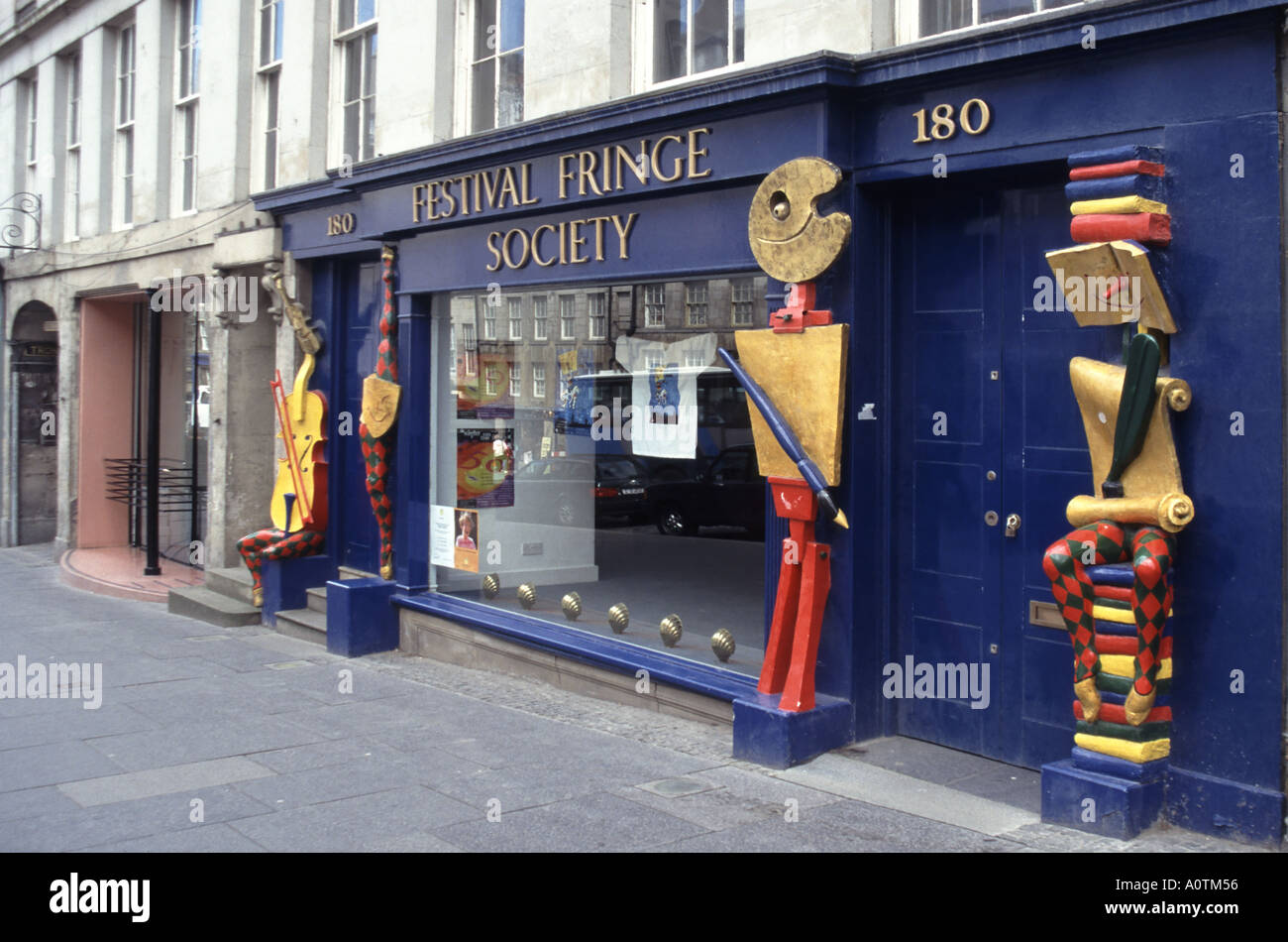 City of Edinburgh The High Street Royal Mile shop front and premises ...