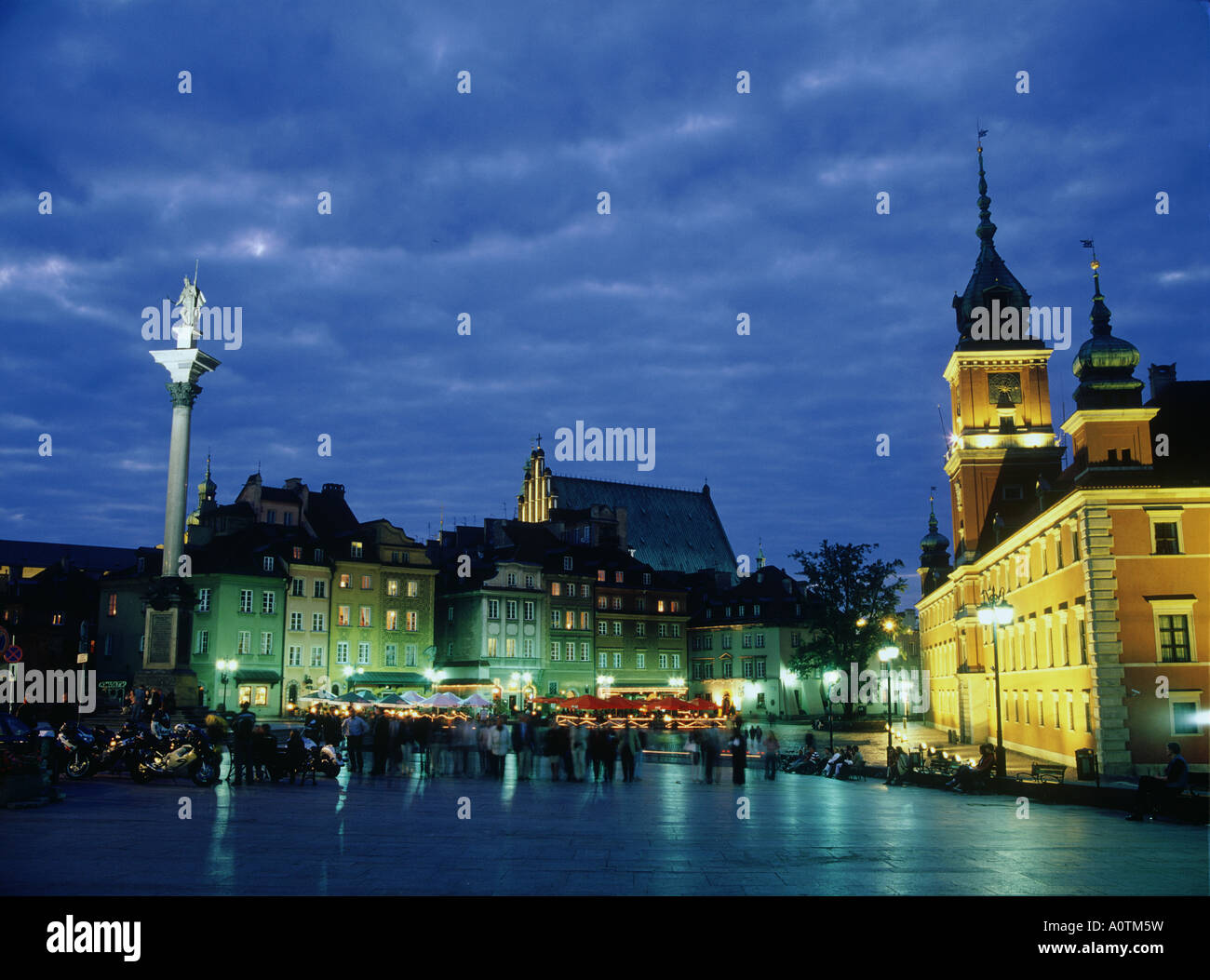 Castle Square night World Heritage Stock Photo - Alamy