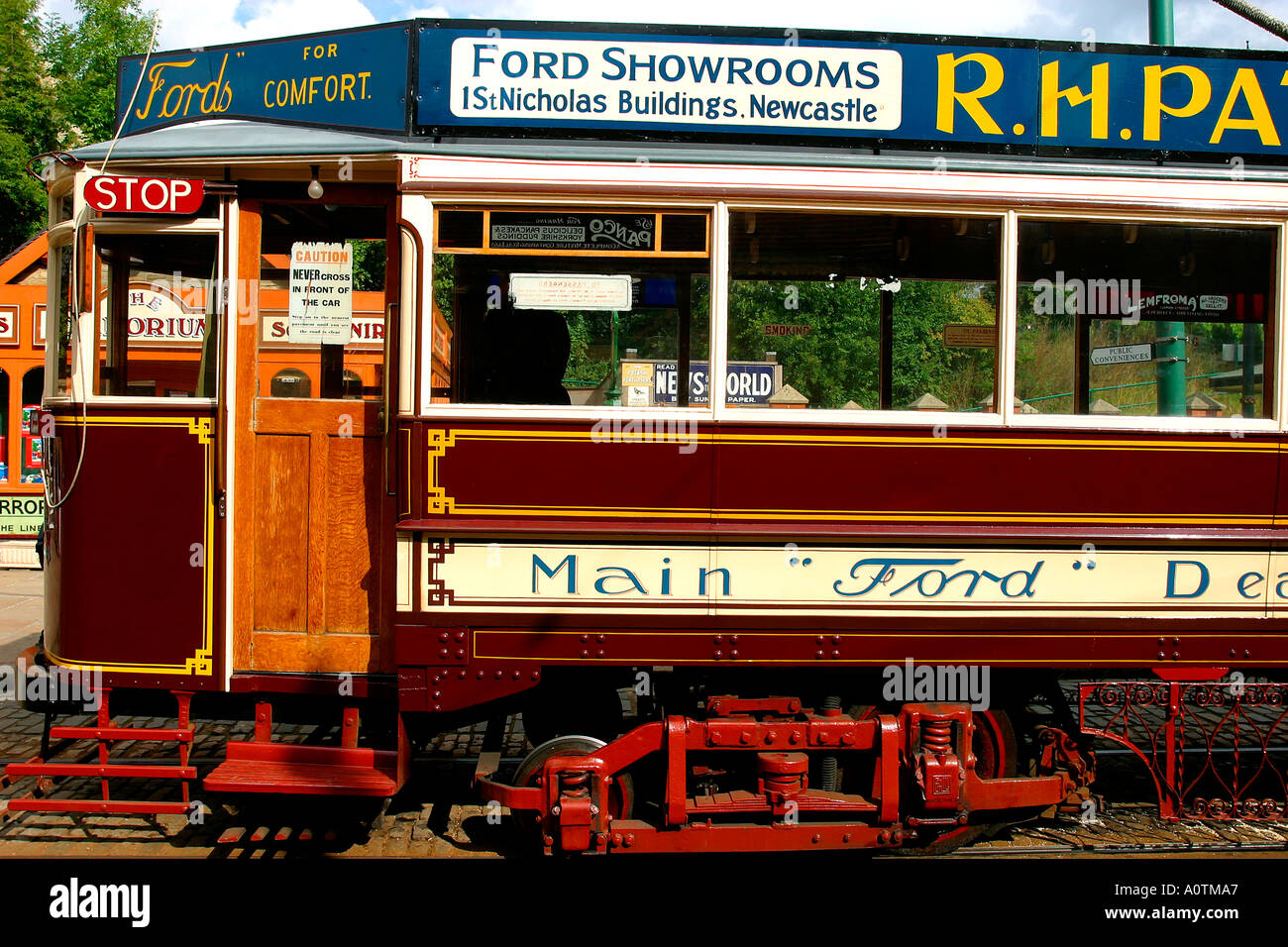 Old tram national tramway hi-res stock photography and images - Alamy