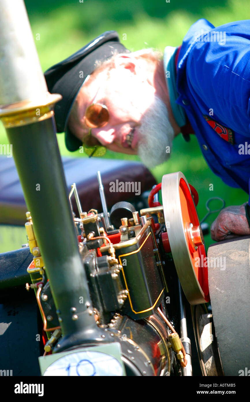 steam engine driver Stock Photo - Alamy