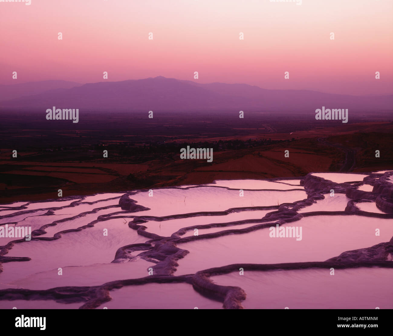 Limestone Terraces World Heritage Stock Photo - Alamy