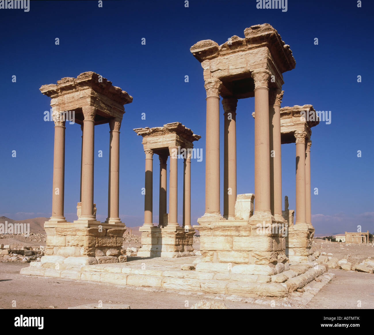Tetrapylon Quadruple Arch Stock Photo - Alamy