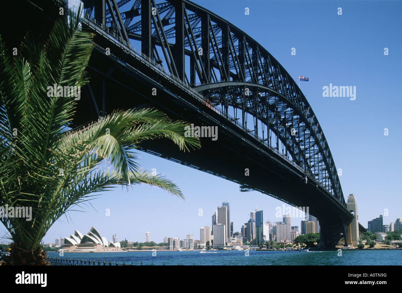 Opera House Harbour Bridge Stock Photo - Alamy