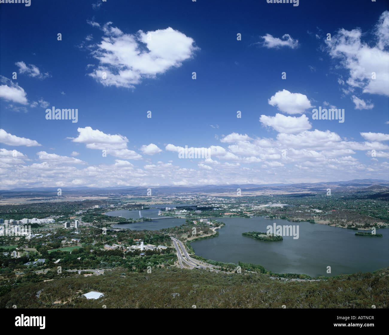 City of Canberra from Telecom Tower Stock Photo - Alamy