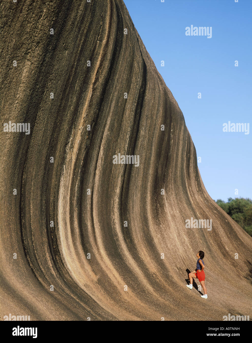 Wave Rock Western Australia Stock Photo - Alamy