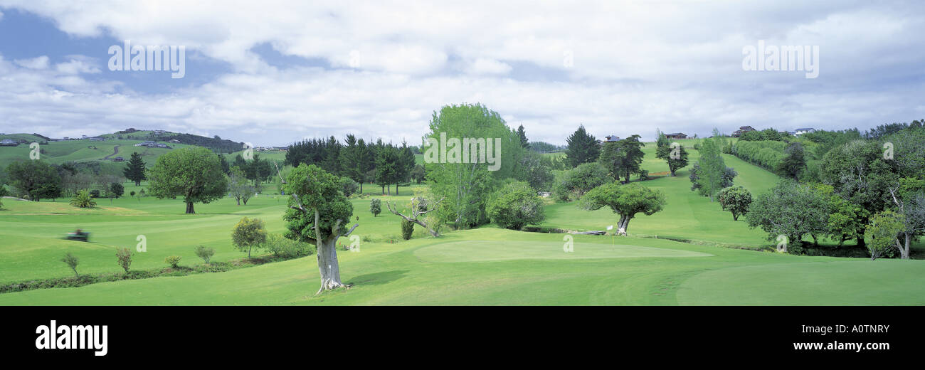 Golf Course Whangarei Bay of Islands Stock Photo - Alamy