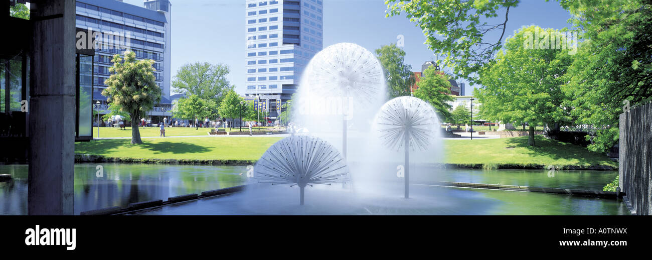 Fountain at Town Hall Stock Photo - Alamy