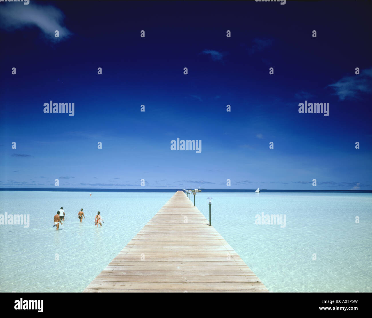 Fun Island Resort Stock Photo - Alamy