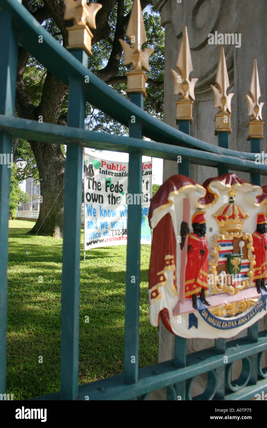 Hawaiian native protest hi-res stock photography and images - Alamy