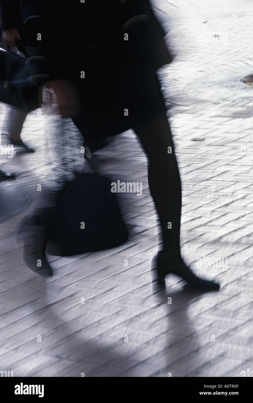 Rushing feet hi-res stock photography and images - Alamy