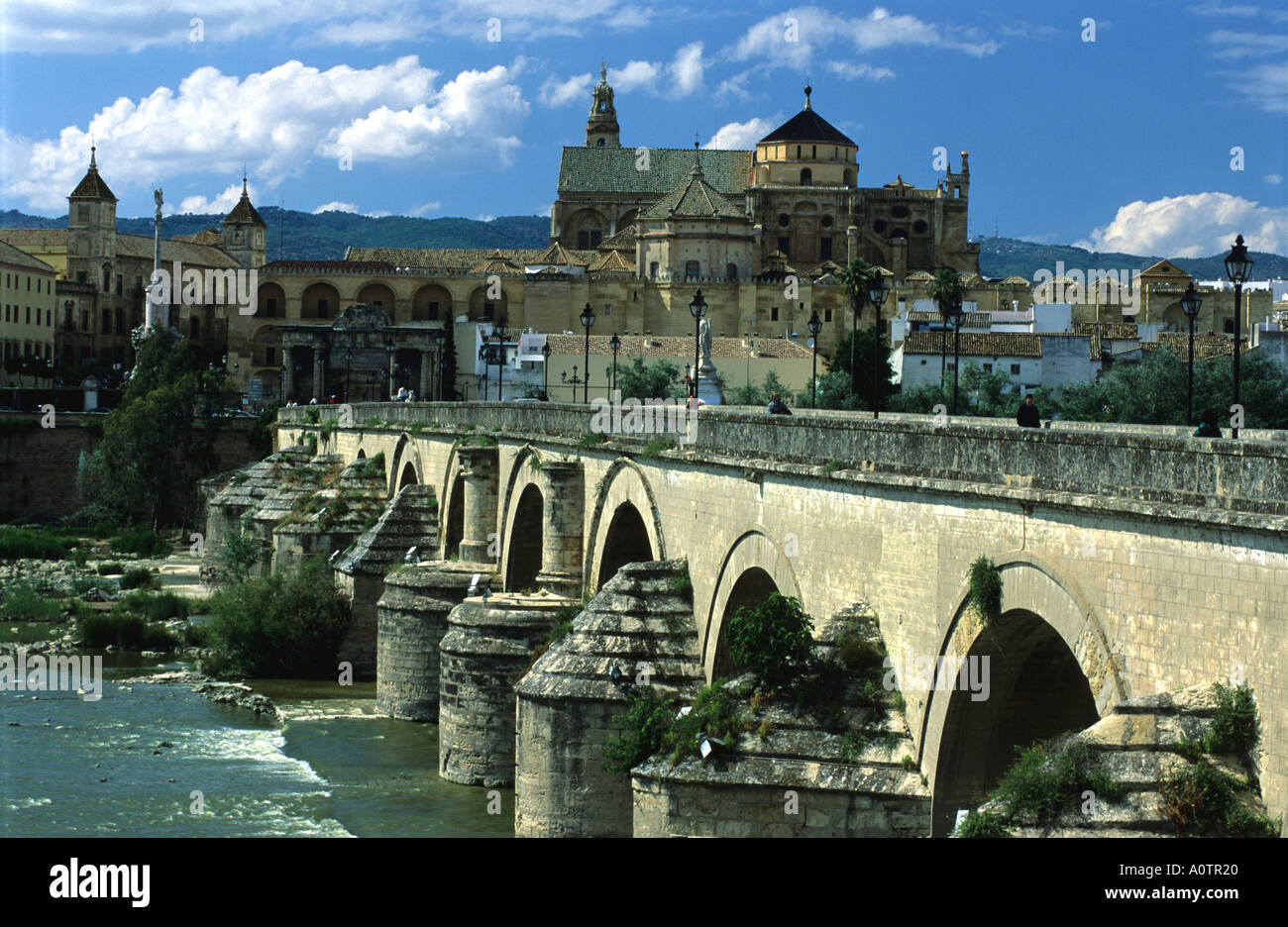 Cordoba Puente Romano Bridge Stock Photo - Alamy