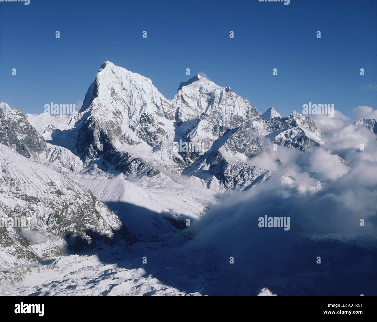 Cholatse right and Taweche Stock Photo - Alamy
