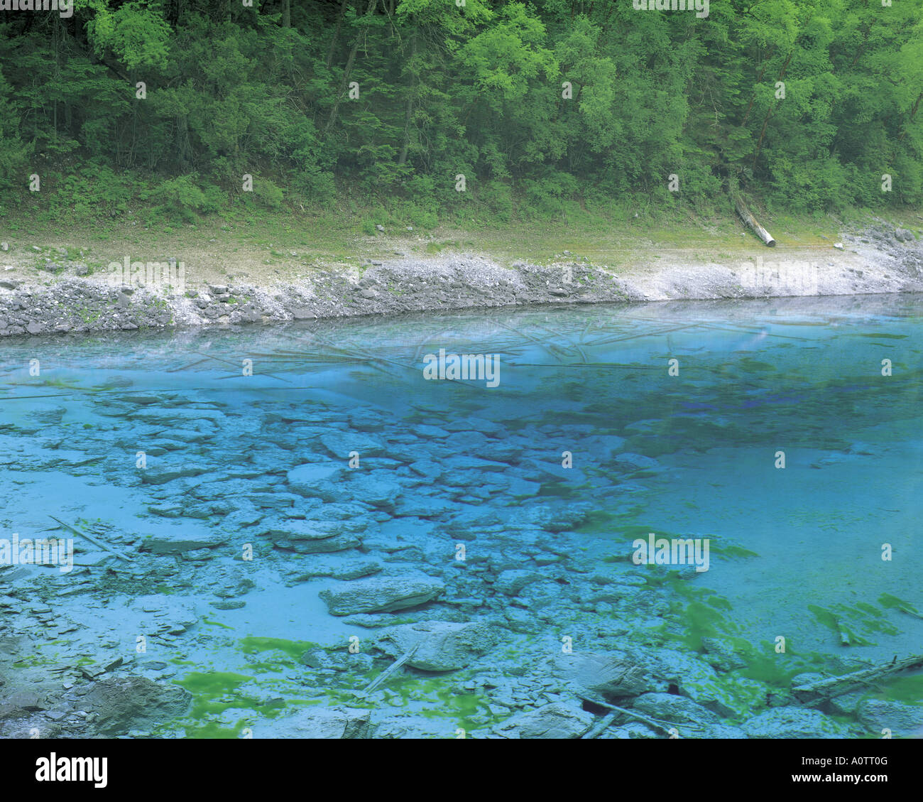 WuCaiChi Five Colored Pool JiuZhaiGou World Heritage Stock Photo - Alamy