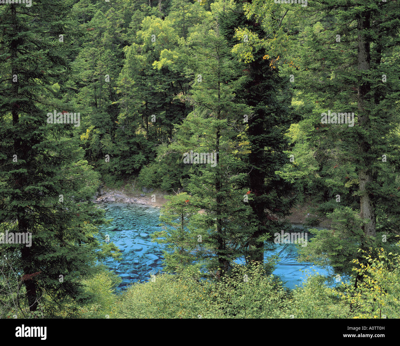 Five colored pool jiuzhaigou hi-res stock photography and images - Alamy