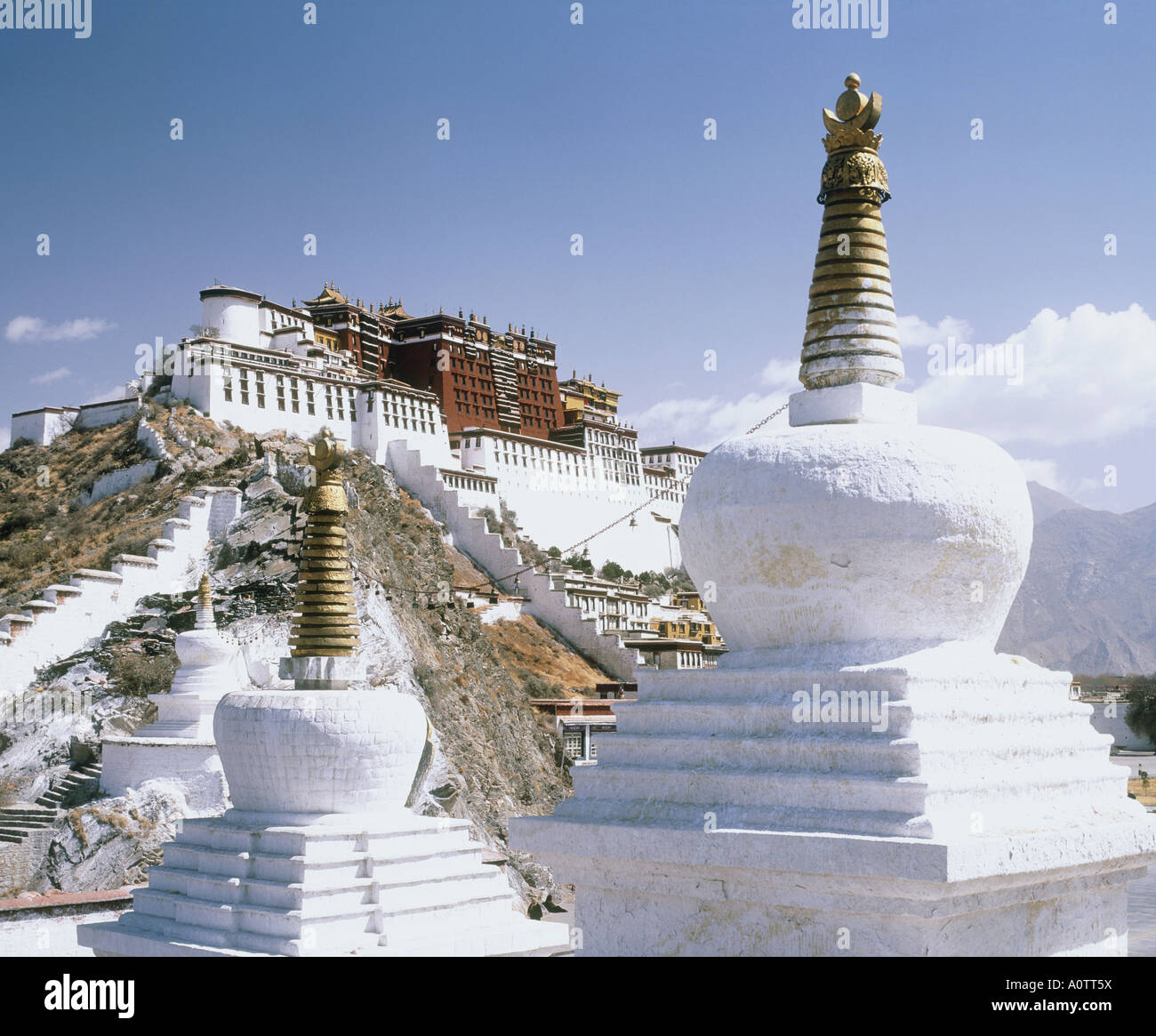 Potala Palace Lhasa Tibet Autonomous Region World Heritage Stock Photo ...