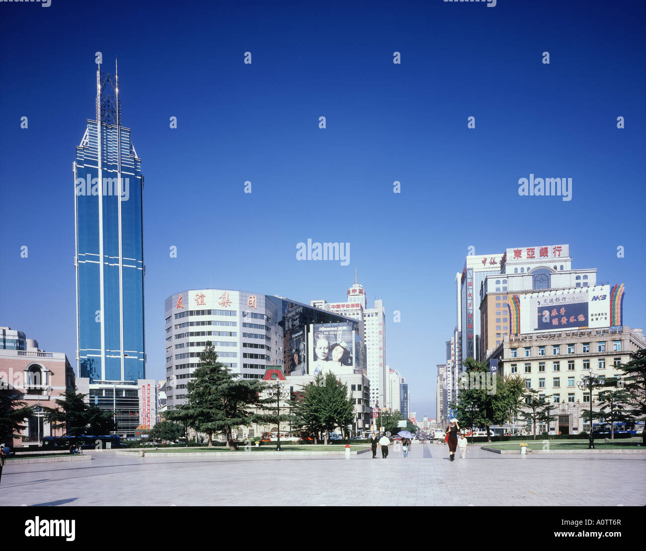 ZhongShan Square DaLian Stock Photo - Alamy