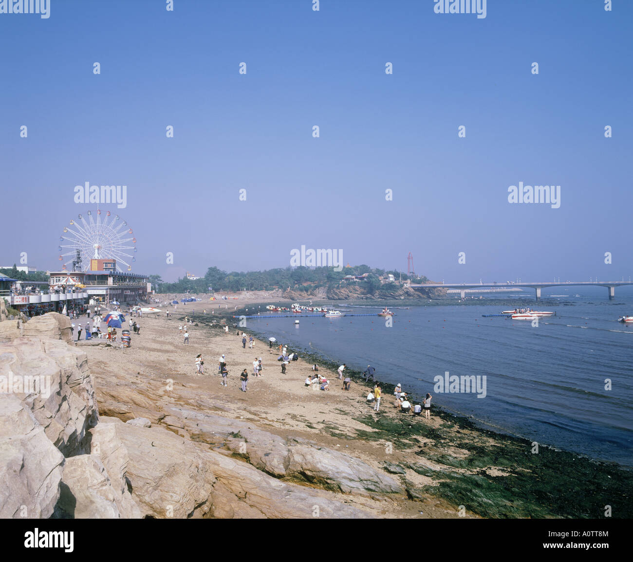 XingHai Square DaLian Stock Photo - Alamy