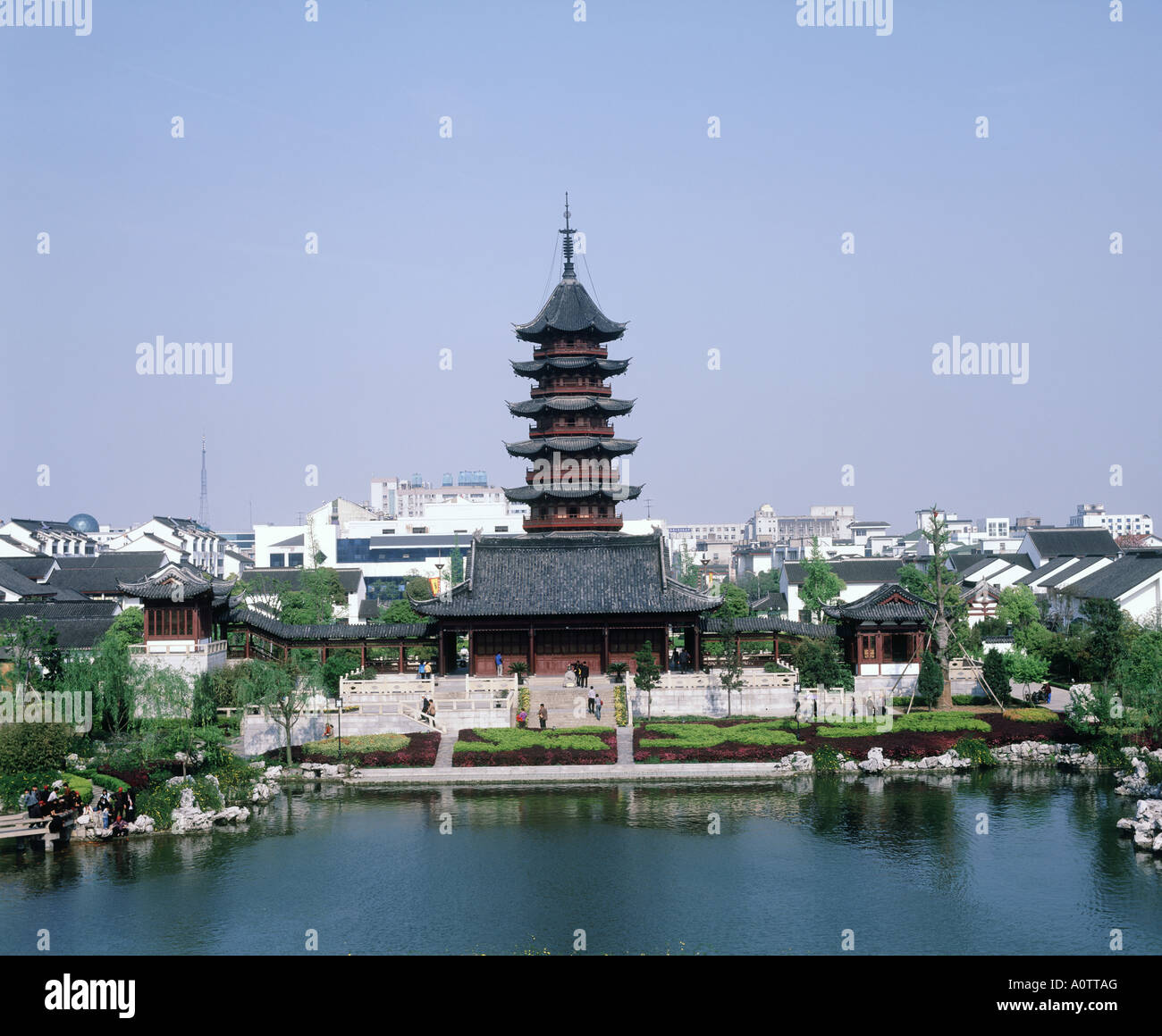 RuiGuang Pagoda PanMen SuZhou World Heritage Stock Photo - Alamy