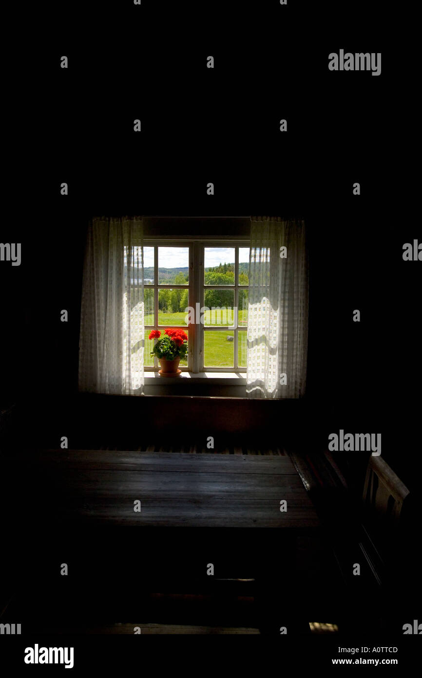 Inside Kvarntorp a Traditional Finnish House near Torsby in Varmland ...