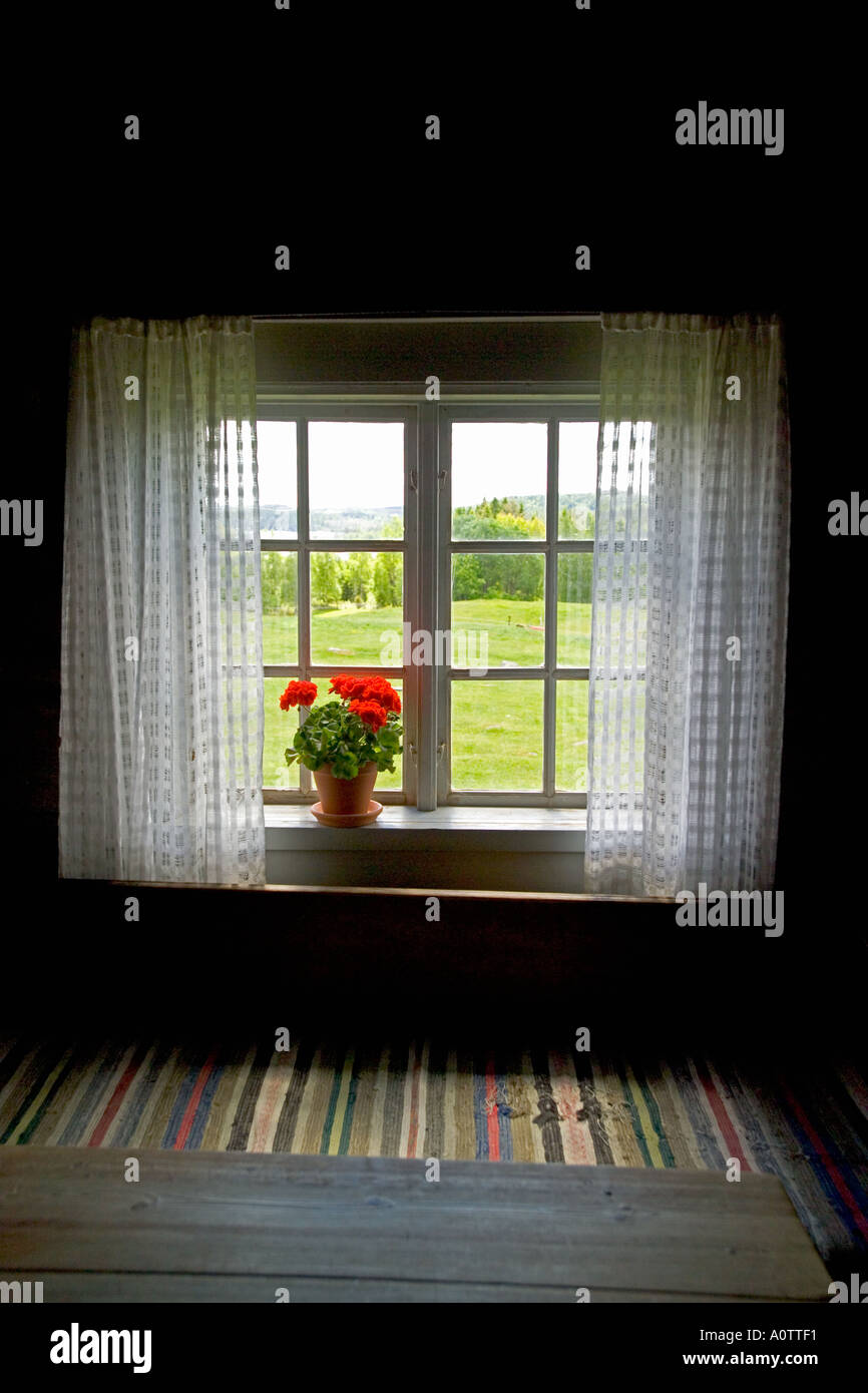 Inside Kvarntorp a Traditional Finnish House near Torsby in Varmland ...