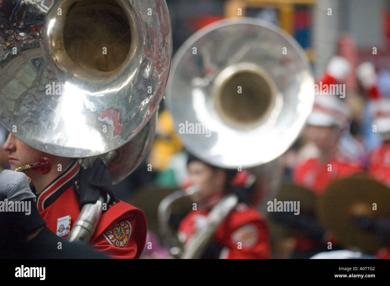 Sousaphone marching band parade hi-res stock photography and images - Alamy