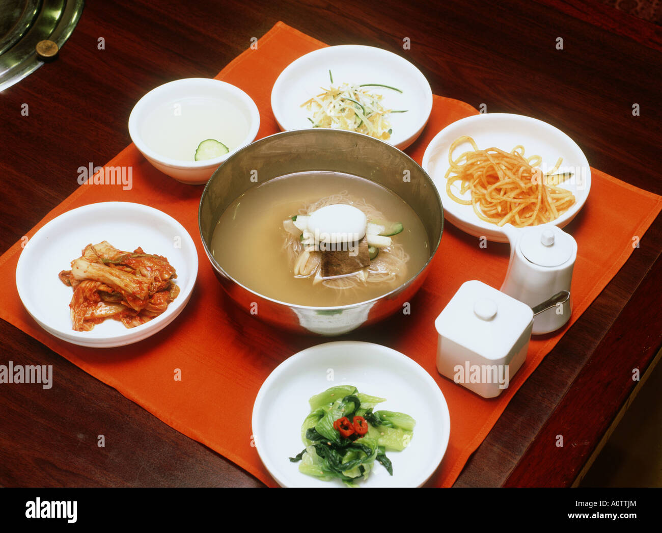 Korean Cold Noodle Stock Photo - Alamy