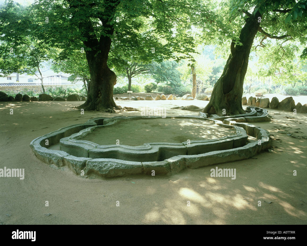 Posokchong Abalone shaped Stone World Heritage Stock Photo - Alamy