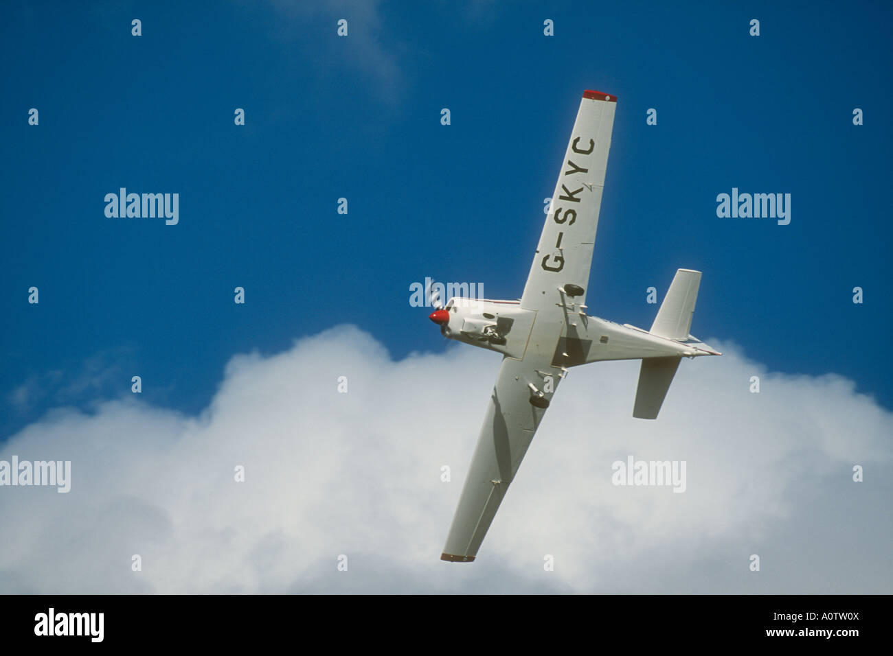 Slingsby T-67 Firefly G-SKYC in flight at Breighton Airfield Stock ...