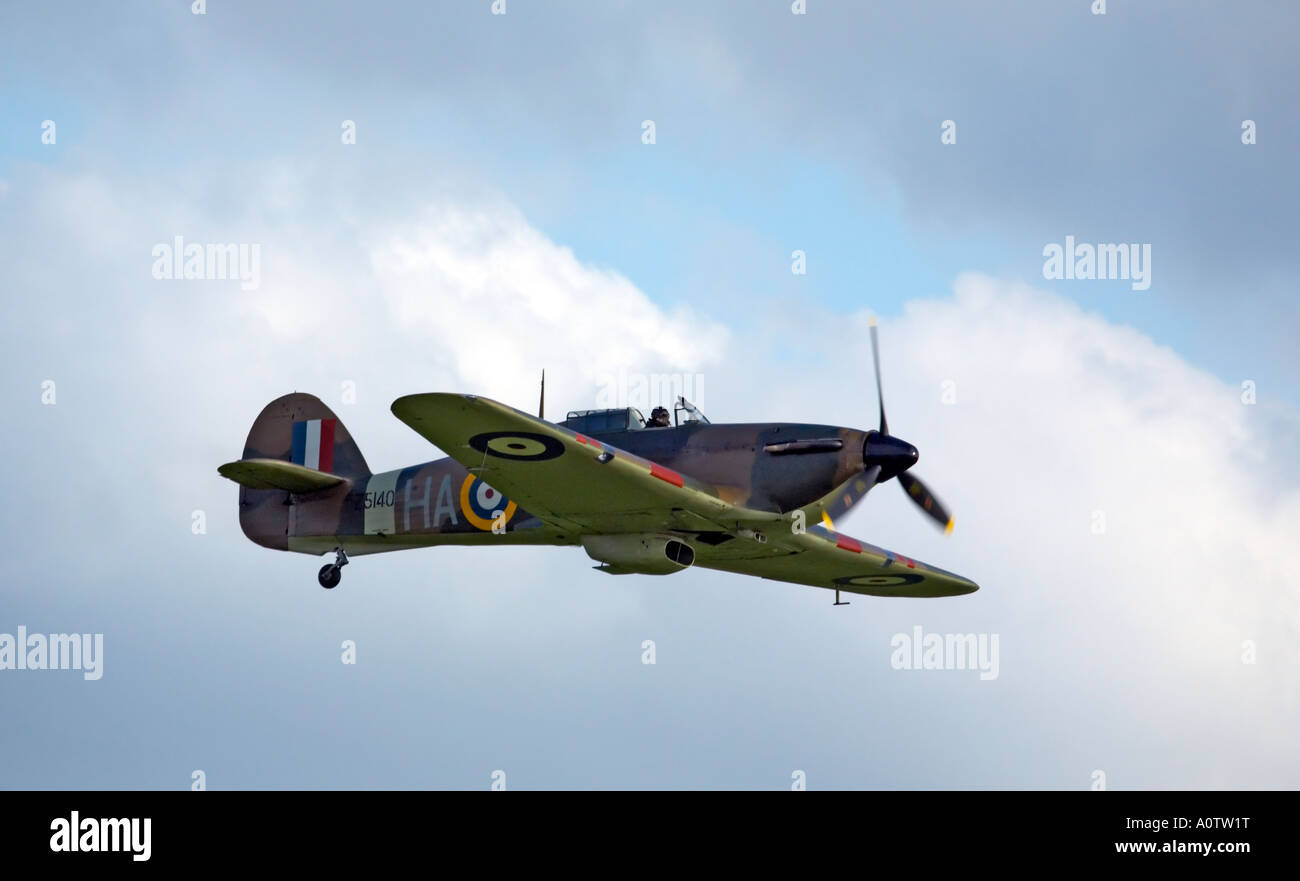 Hawker Hurricane in flight Stock Photo - Alamy