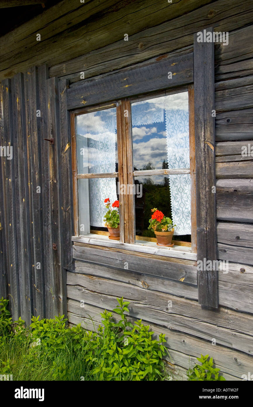 Traditional Finnish House at Ritamaki near Torsby in Varmland County ...