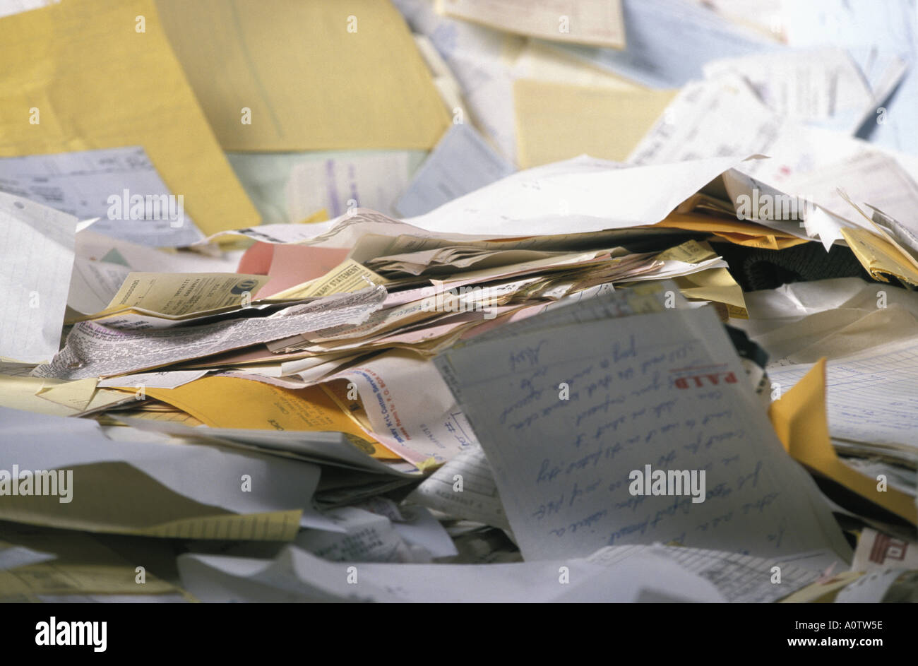 Pile Of Invoices
