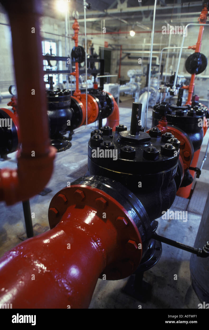 Natural Gas Plant compressor station Stock Photo - Alamy