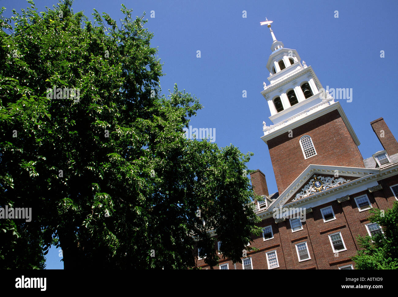 Harvard university campus building brick facade exterior Stock Photo ...