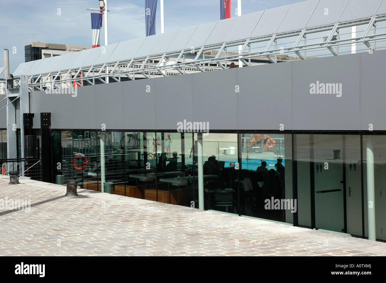 Floating pool barge hi-res stock photography and images - Alamy