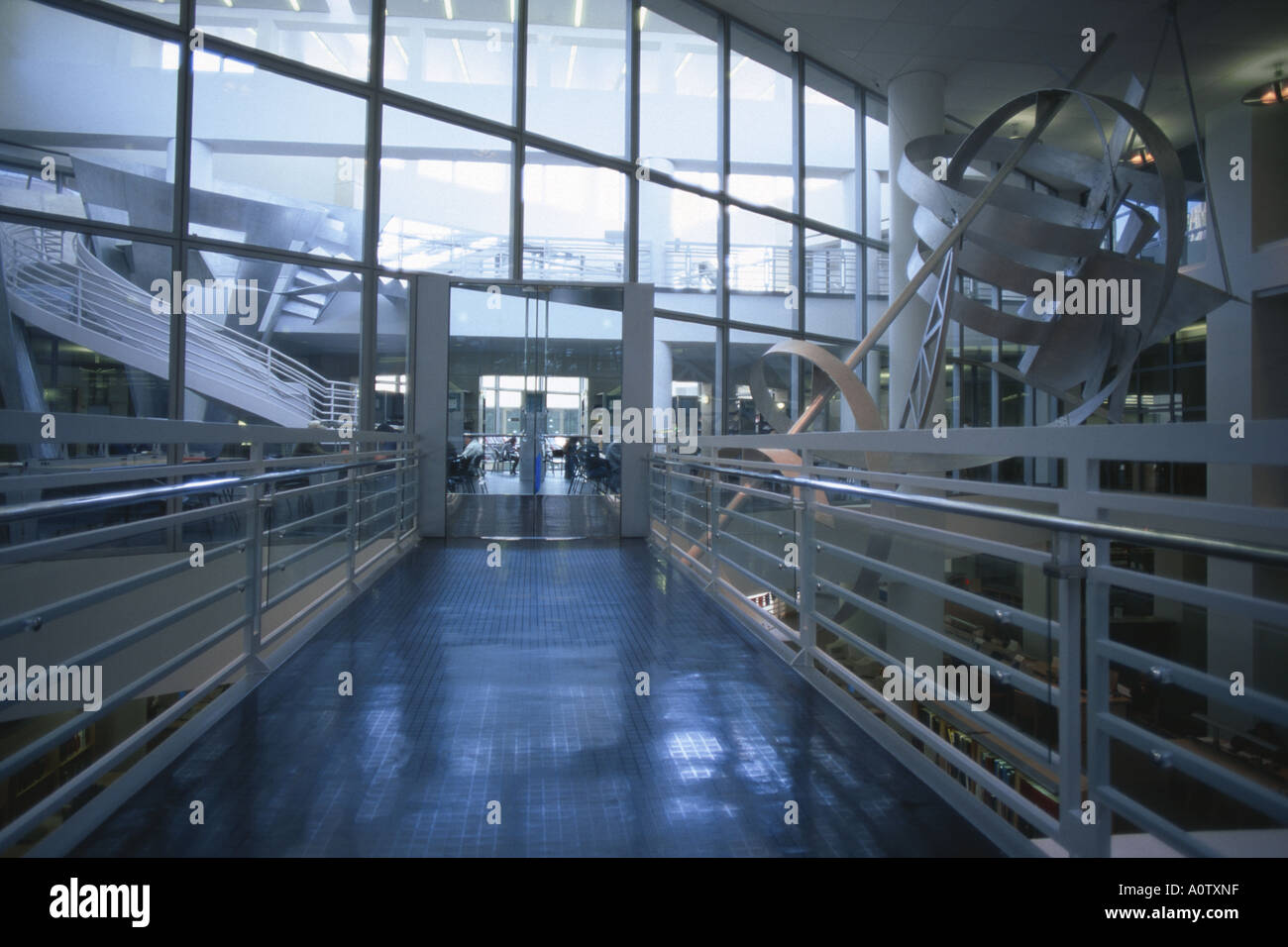 Interior view San Francisco public library, California, USA Stock Photo ...