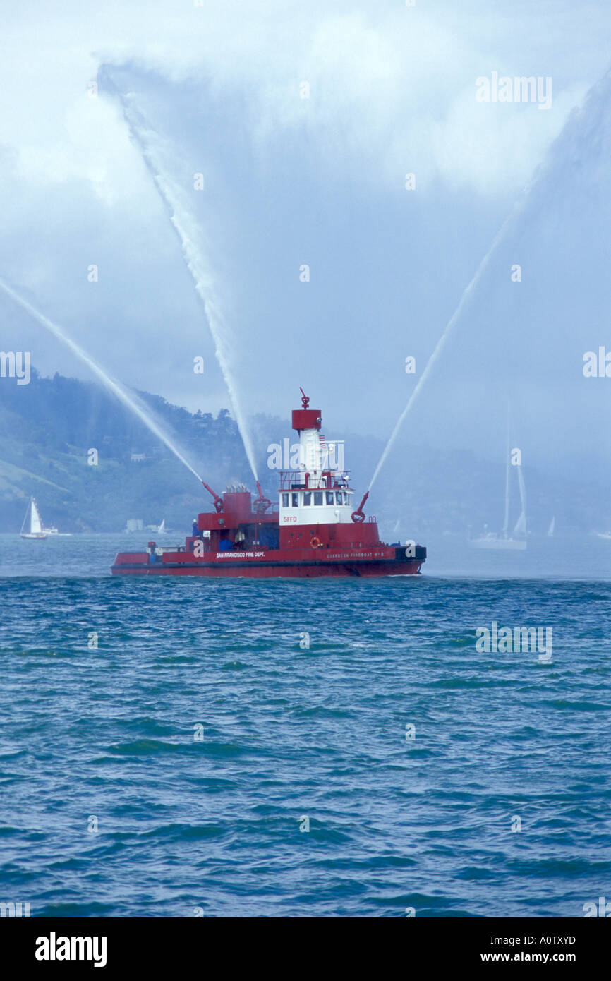 Boat water cannons hi-res stock photography and images - Alamy