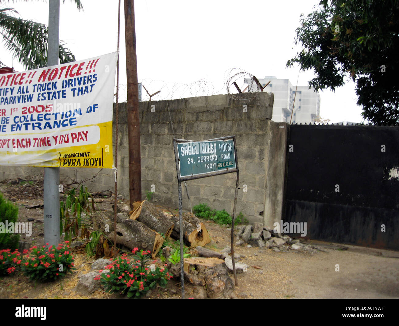 Shell Guest House, Lagos, Nigeria Stock Photo - Alamy
