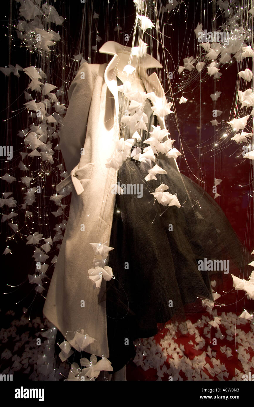 Shop Window Display Bond Street London England Stock Photo - Alamy