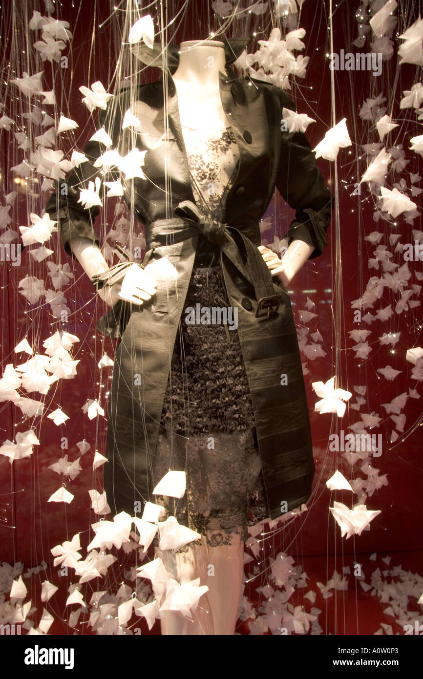 Shop Window Display Bond Street London England Stock Photo - Alamy