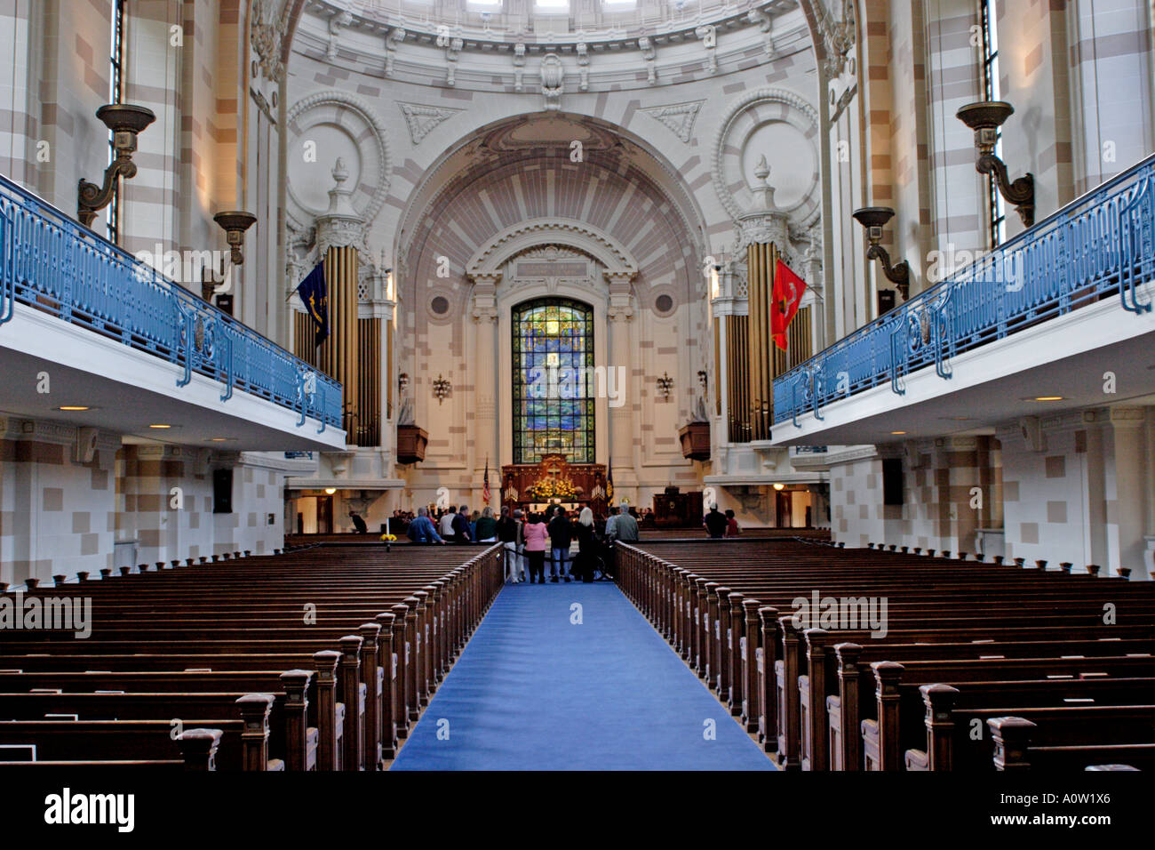 Naval Academy Chapel , Cathedral of the Navy - Interior Stock Photo - Alamy