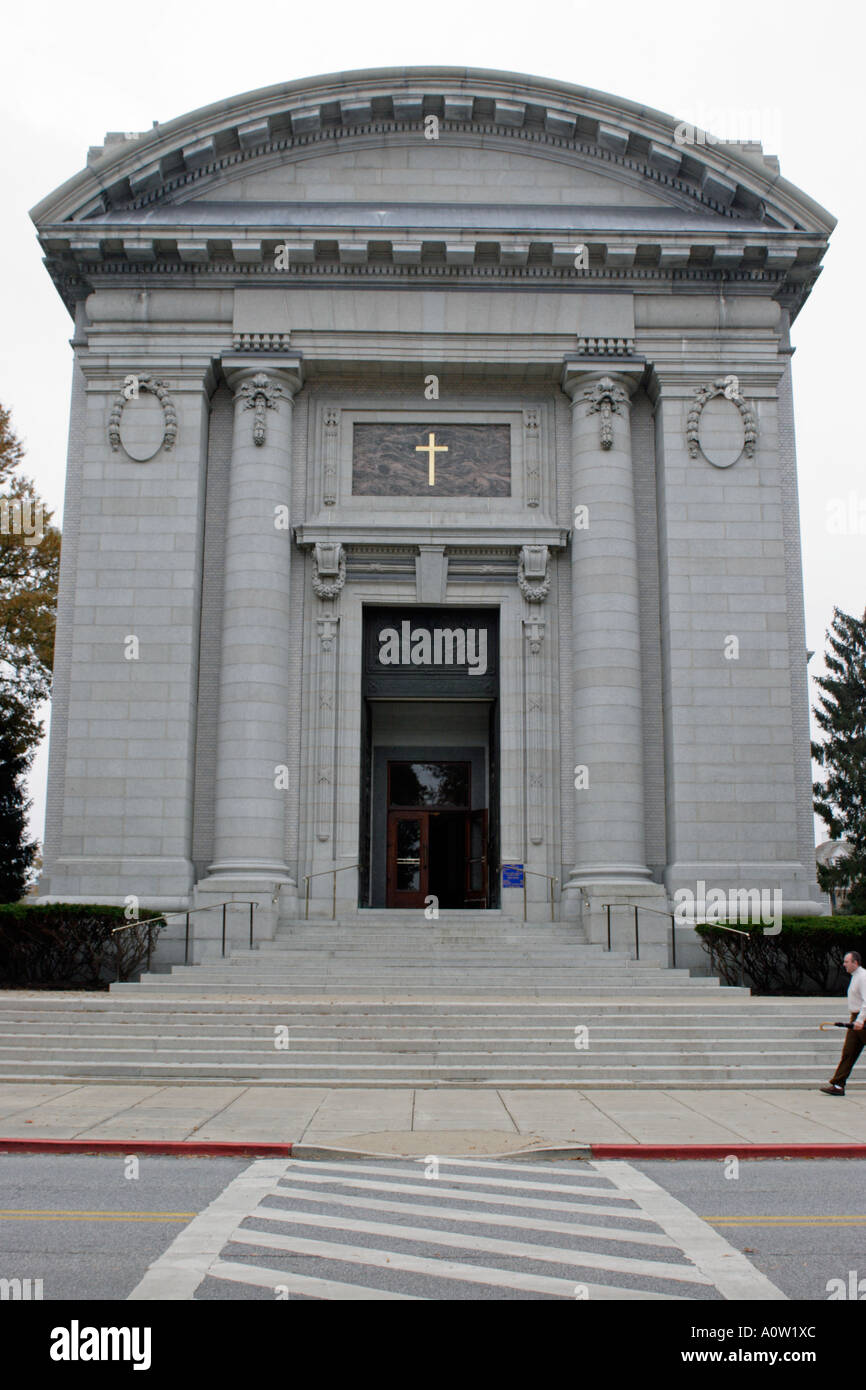 Naval Academy Chapel , Cathedral of the Navy - Entrance Stock Photo - Alamy