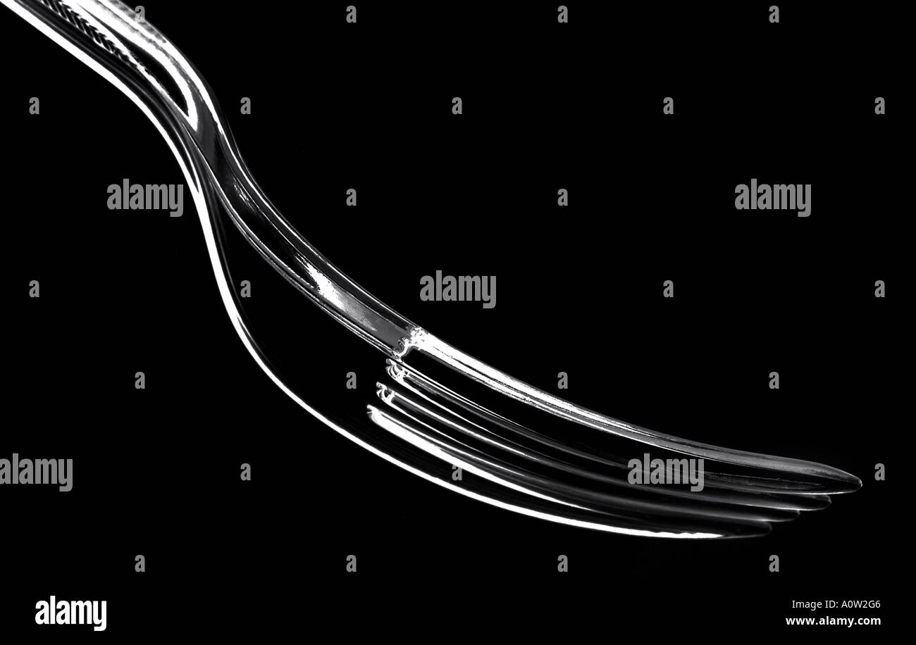 Study of a fork. Picture by Patrick Steel patricksteel Stock Photo - Alamy