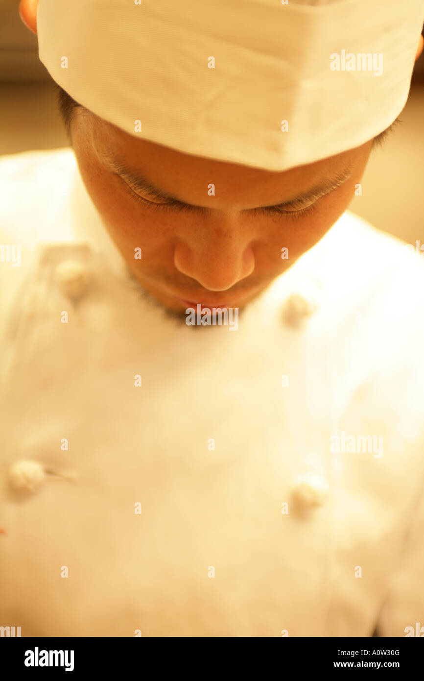Close up of a male chef Stock Photo - Alamy