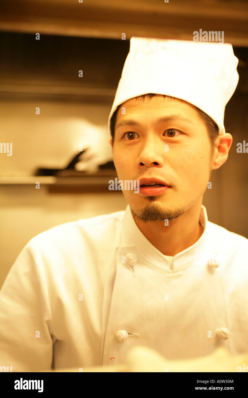 Close up of a male chef Stock Photo - Alamy