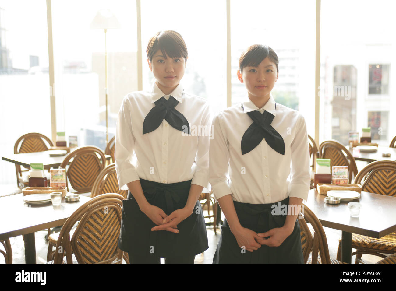 Young asian waitress in hi-res stock photography and images - Alamy