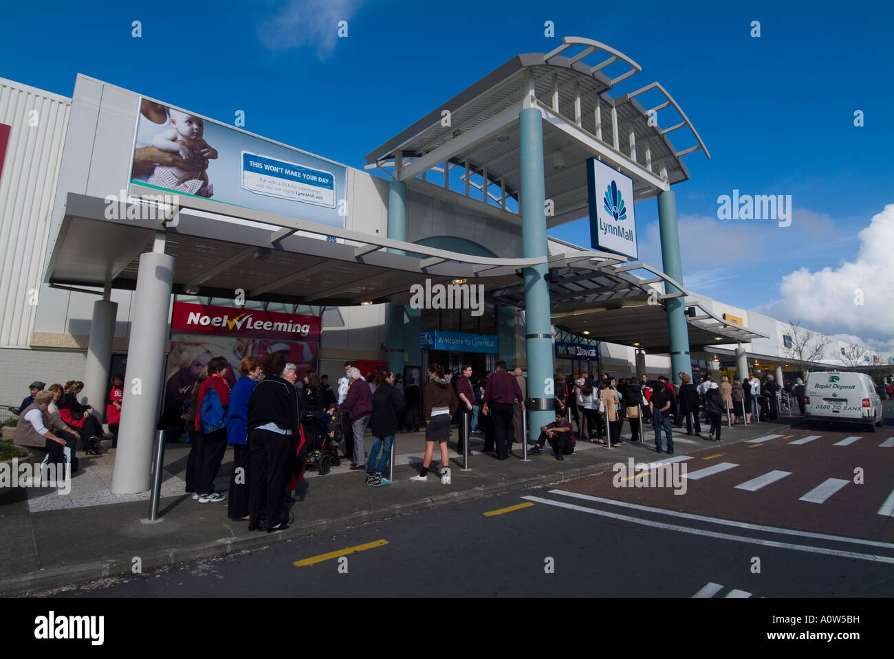 Fire drill at Lynn Mall Stock Photo - Alamy